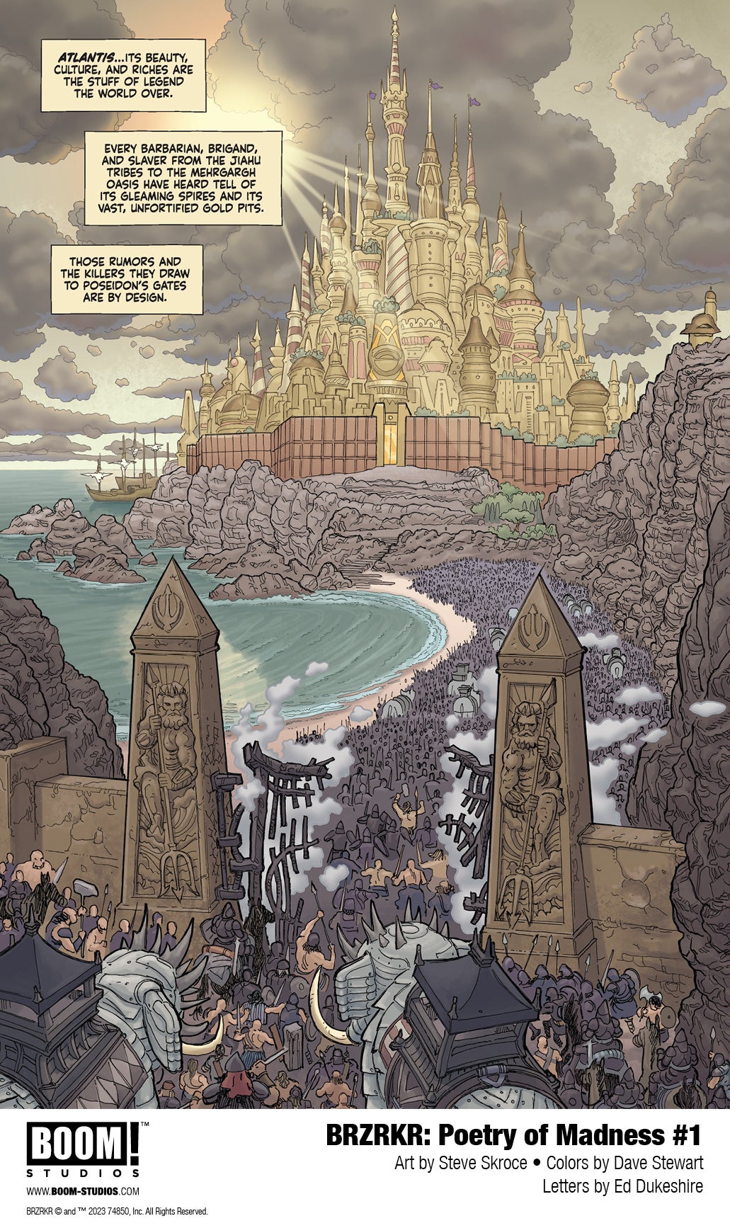 BRZRKR: POETRY OF MADNESS #1 First Look - BOOM! Studios