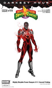 MIGHTY MORPHIN POWER RANGERS #111 Second Printing – BOOM! Studios