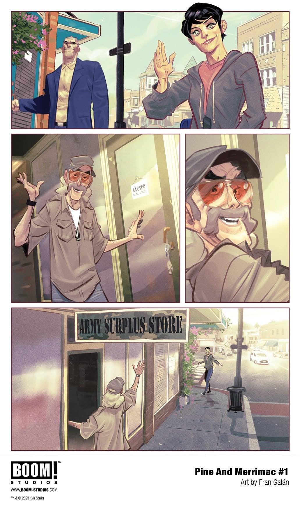 PINE AND MERRIMAC Series Announcement - BOOM! Studios