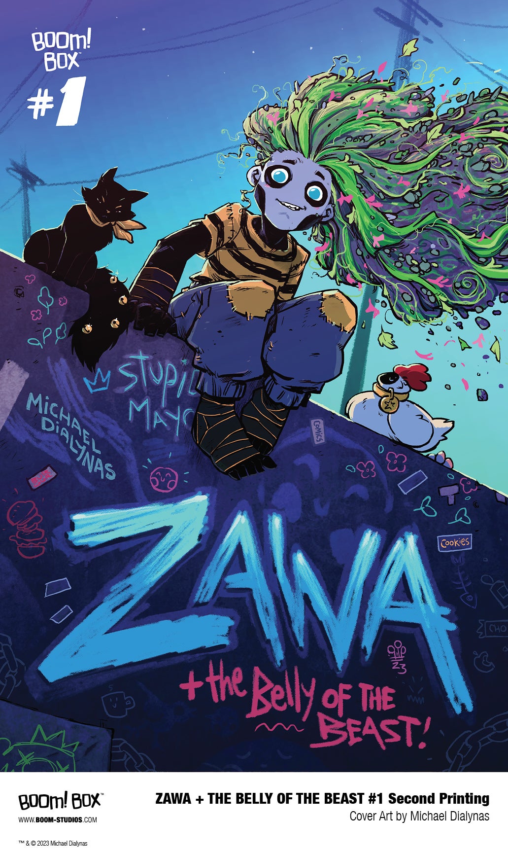 ZAWA + THE BELLY OF THE BEAST #1 Second Printing - BOOM! Studios