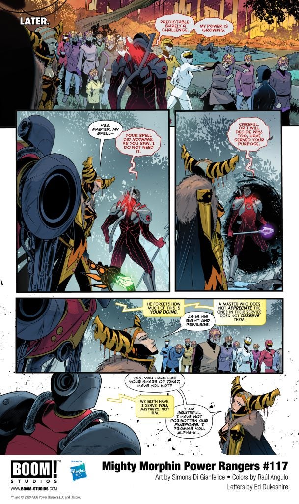 MIGHTY MORPHIN POWER RANGERS #117 First Look - BOOM! Studios
