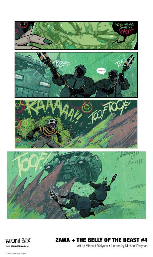 ZAWA + THE BELLY OF THE BEAST #4 First Look - BOOM! Studios