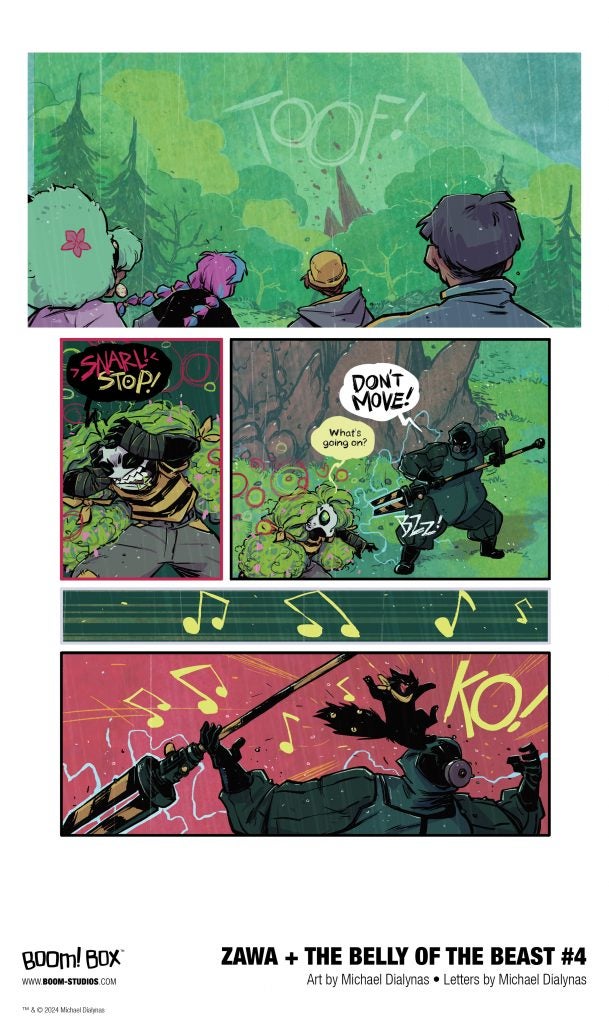 ZAWA + THE BELLY OF THE BEAST #4 First Look - BOOM! Studios