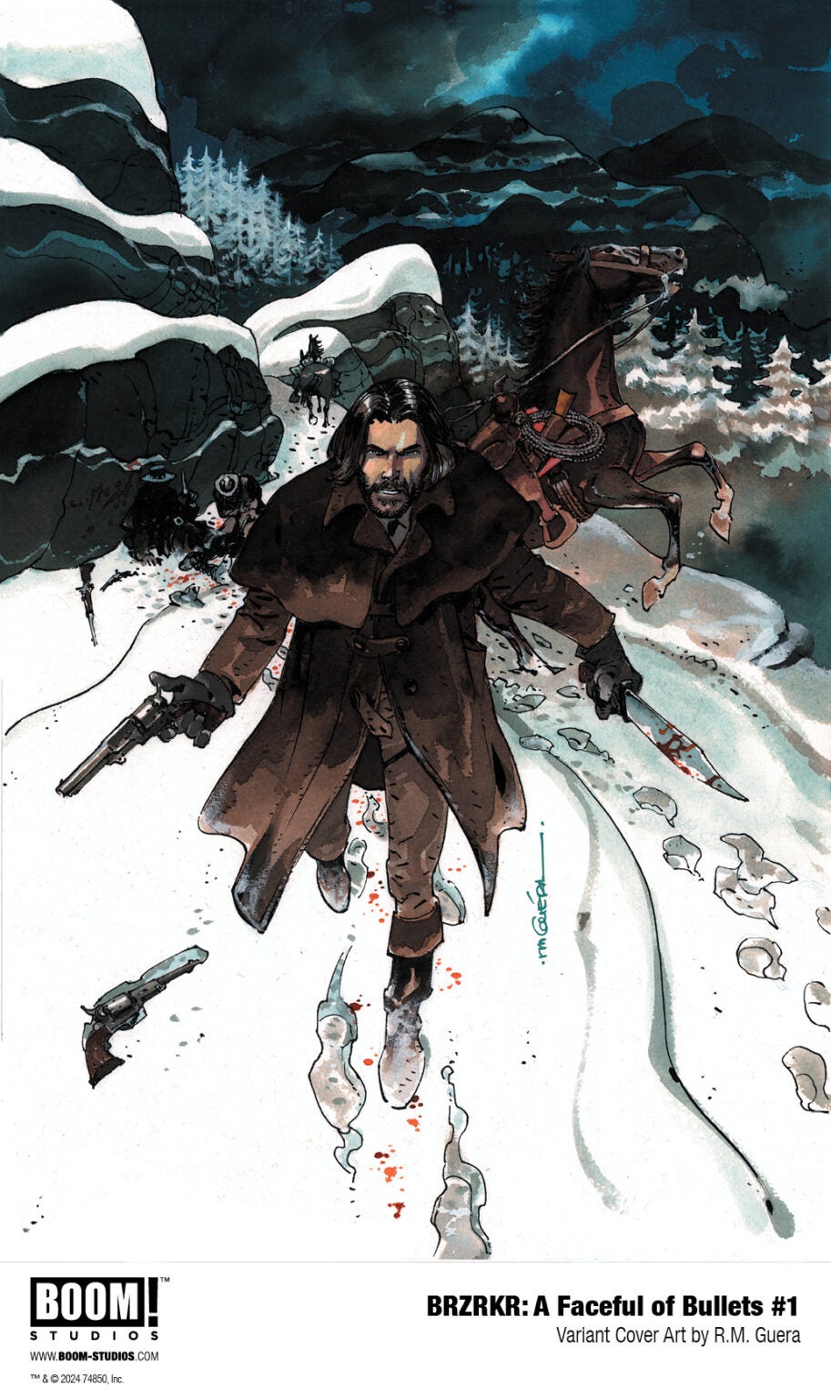 BRZRKR: A FACEFUL OF BULLETS #1 Announcement - BOOM! Studios
