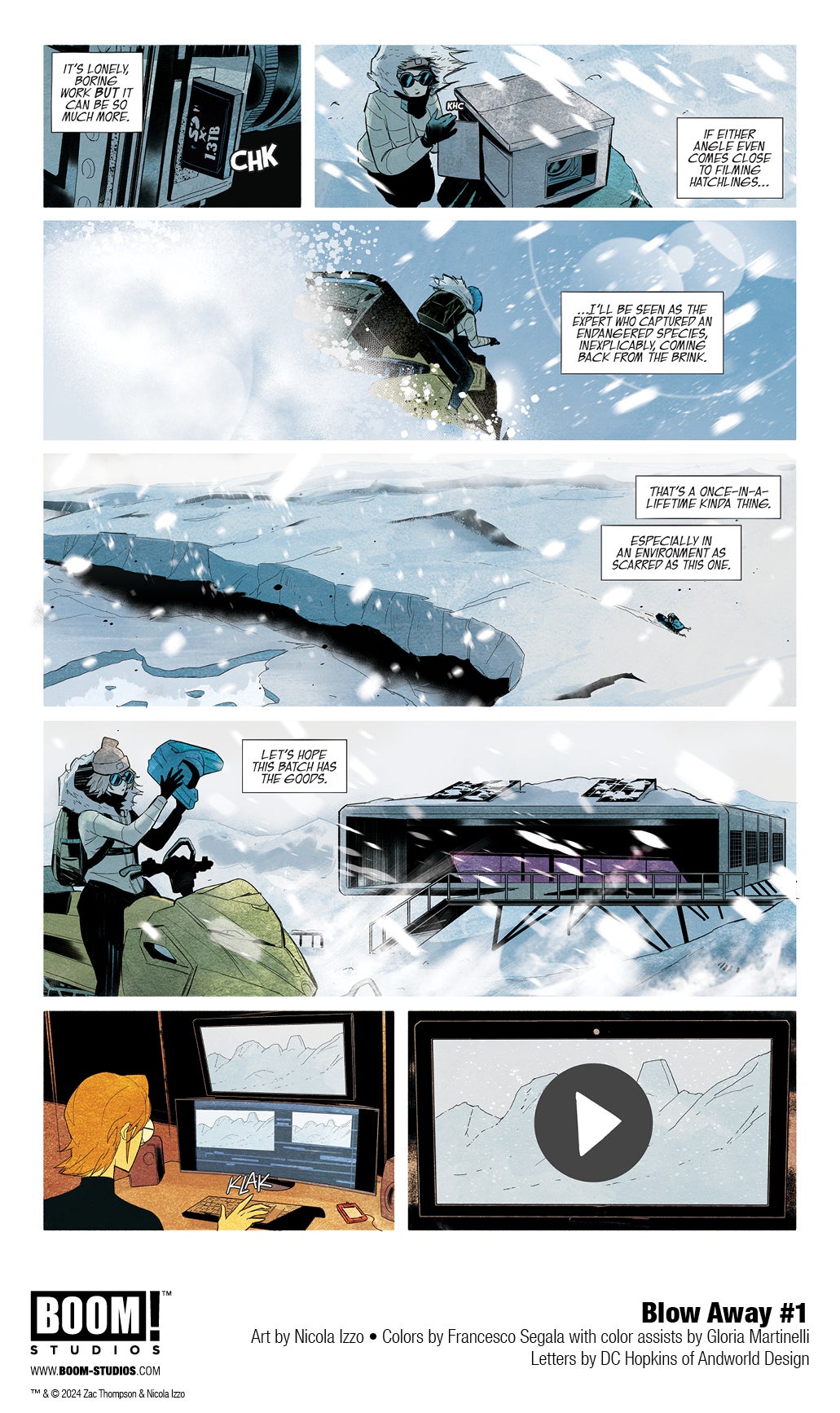 BLOW AWAY #1 First Look - BOOM! Studios