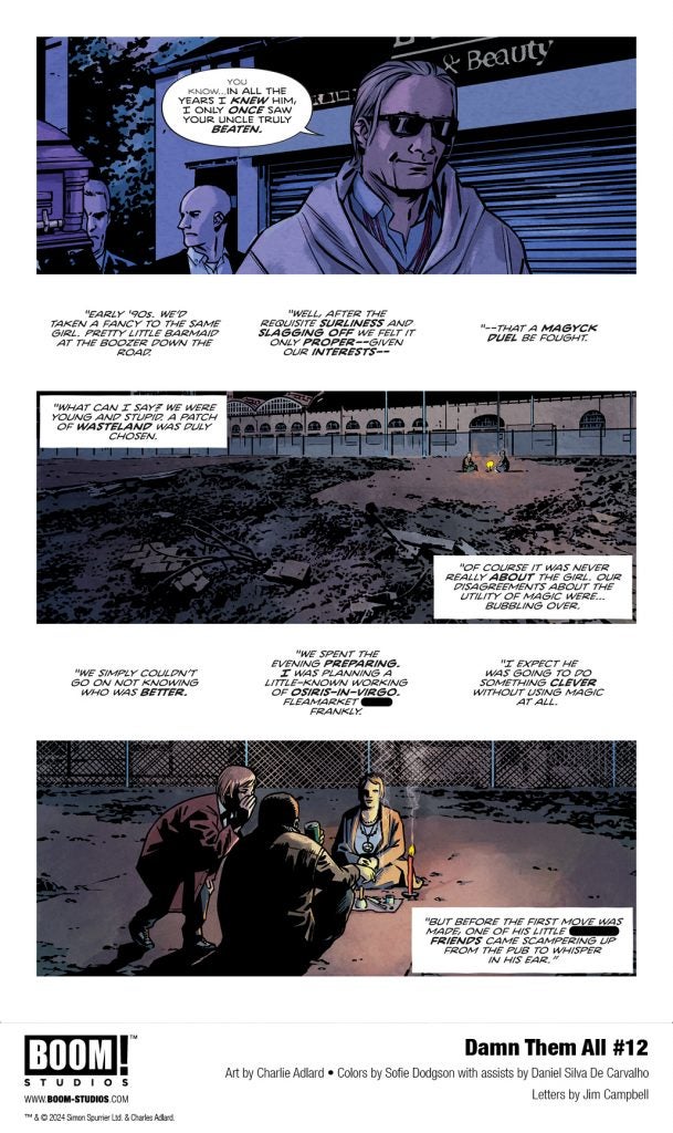 DAMN THEM ALL #12 First Look - BOOM! Studios