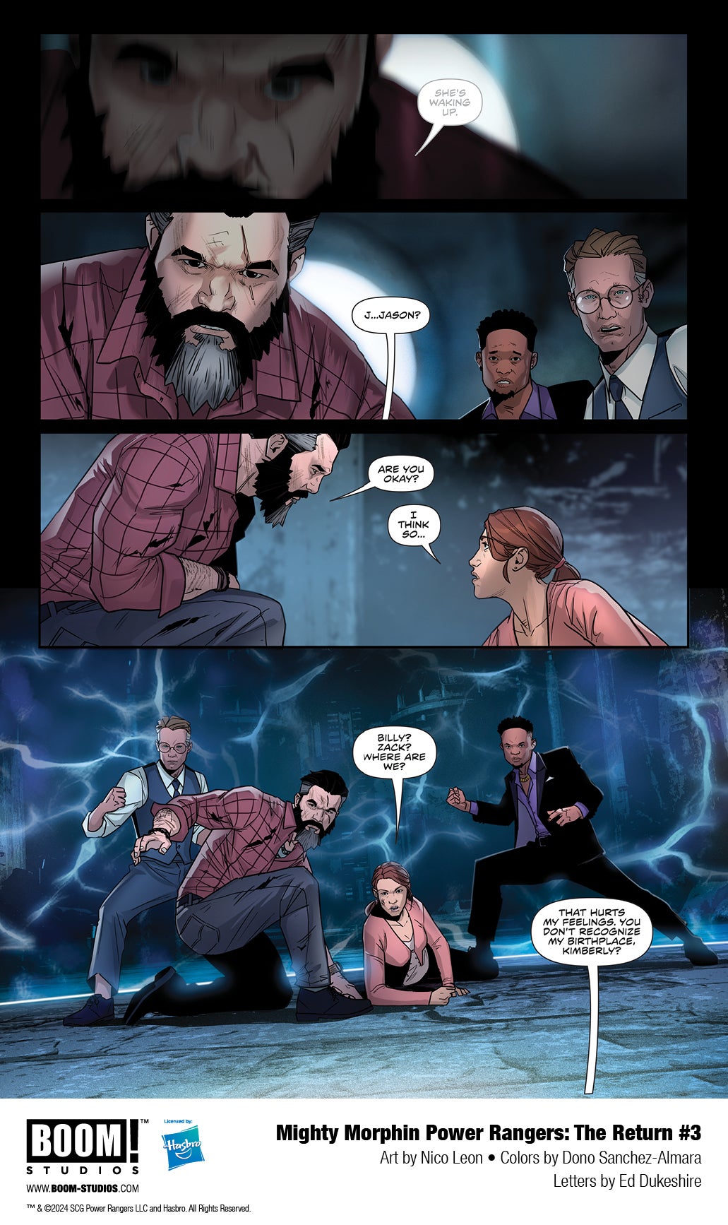 MIGHTY MORPHIN POWER RANGERS: THE RETURN #3 First Look - BOOM! Studios
