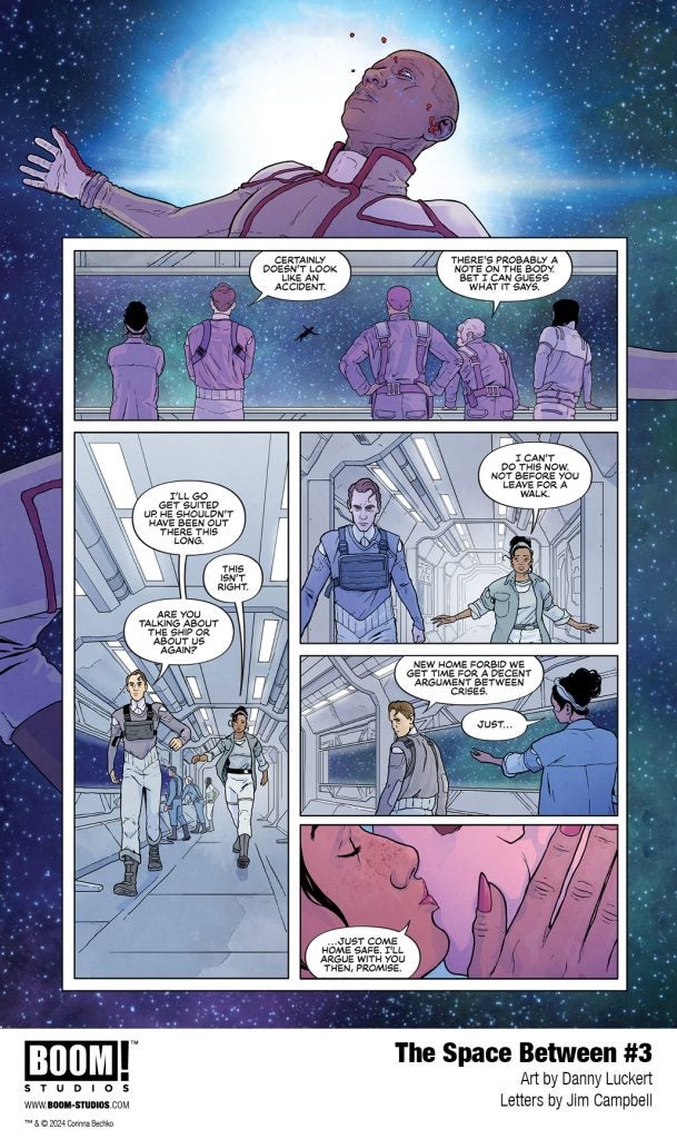 THE SPACE BETWEEN #3 First Look - BOOM! Studios
