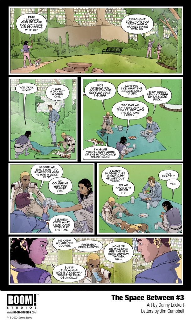 THE SPACE BETWEEN #3 First Look - BOOM! Studios