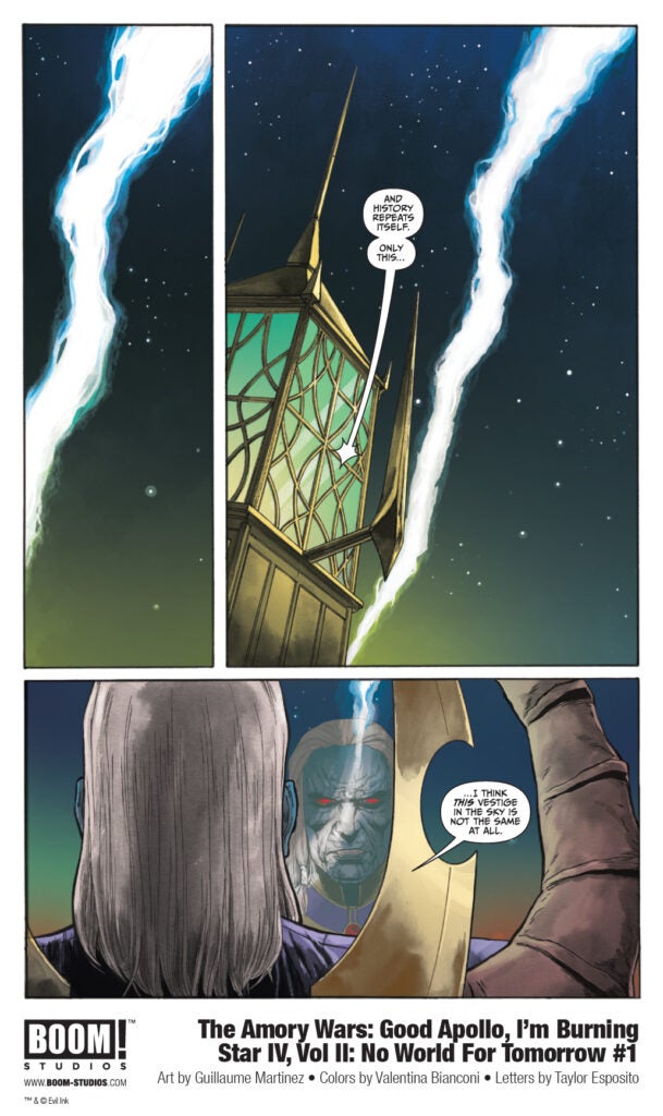 AMORY WARS: NO WORLD FOR TOMORROW #1 First Look - BOOM! Studios