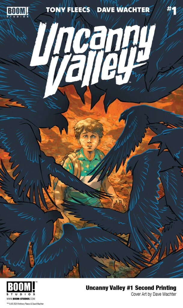 UNCANNY VALLEY #1 Second Printing - BOOM! Studios