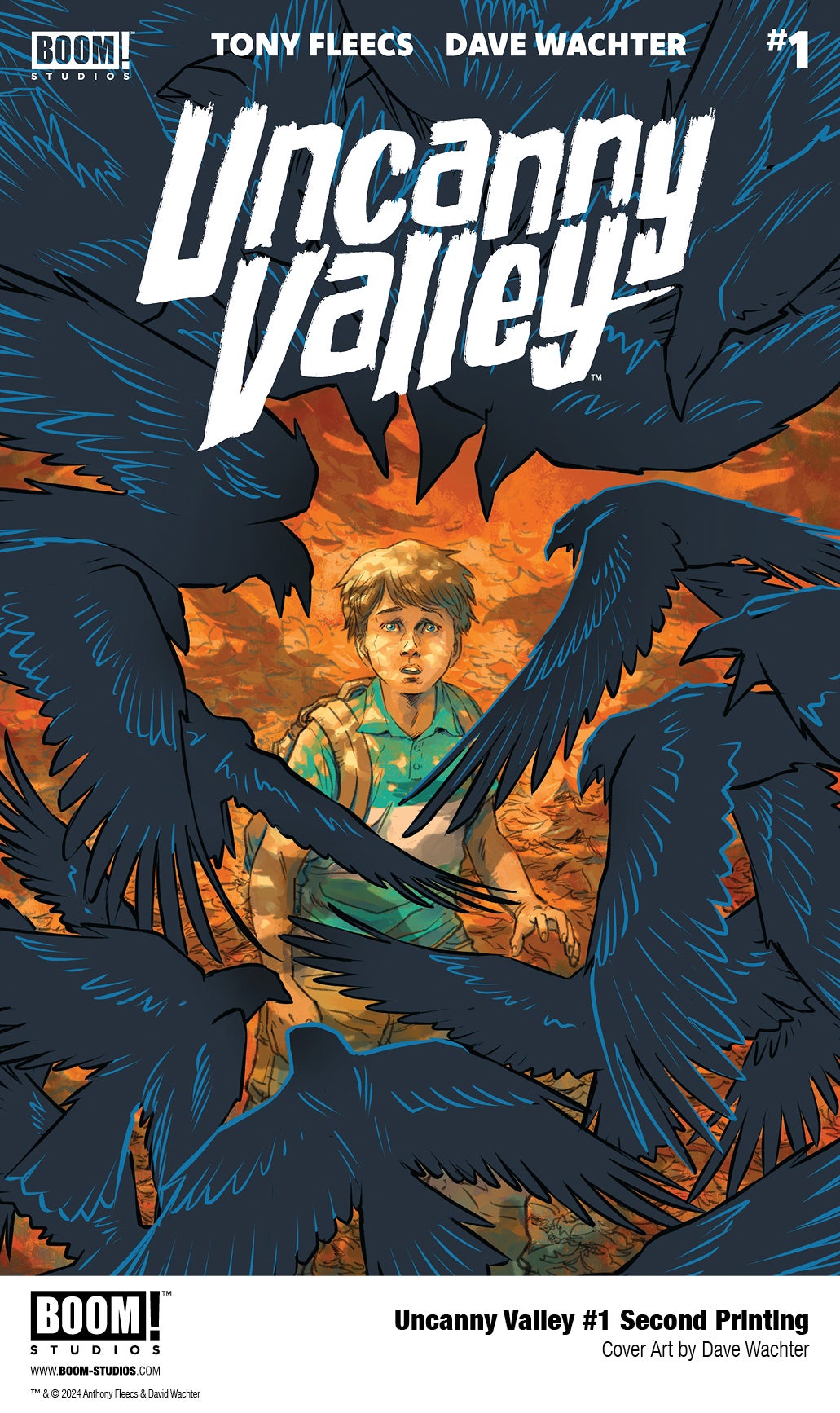 UNCANNY VALLEY #1 Second Printing - BOOM! Studios