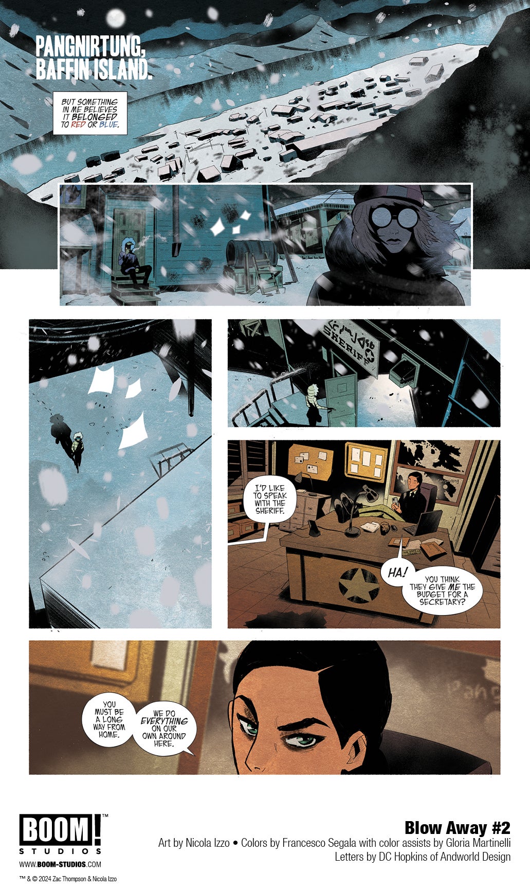 BLOW AWAY #2 First Look - BOOM! Studios
