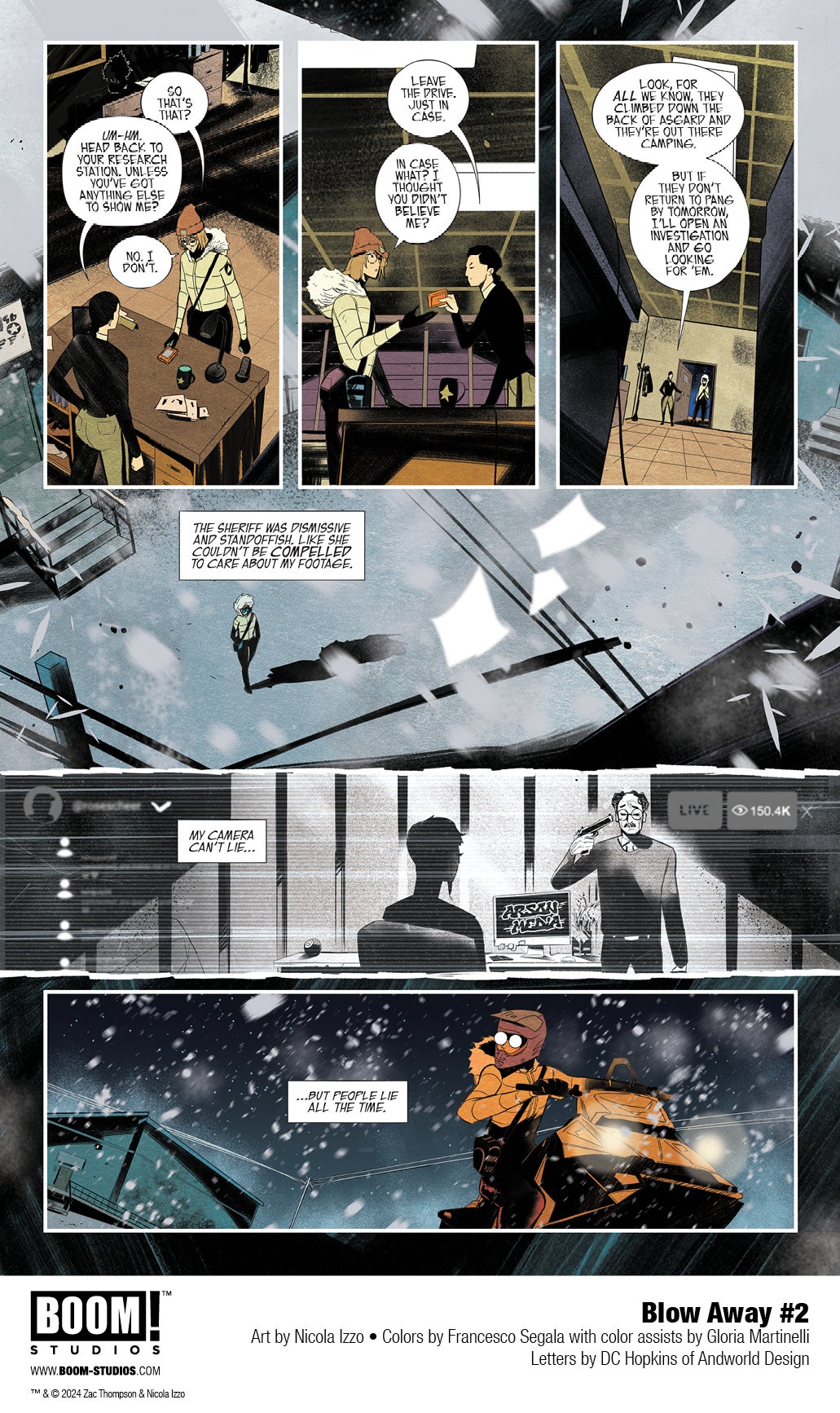 BLOW AWAY #2 First Look - BOOM! Studios