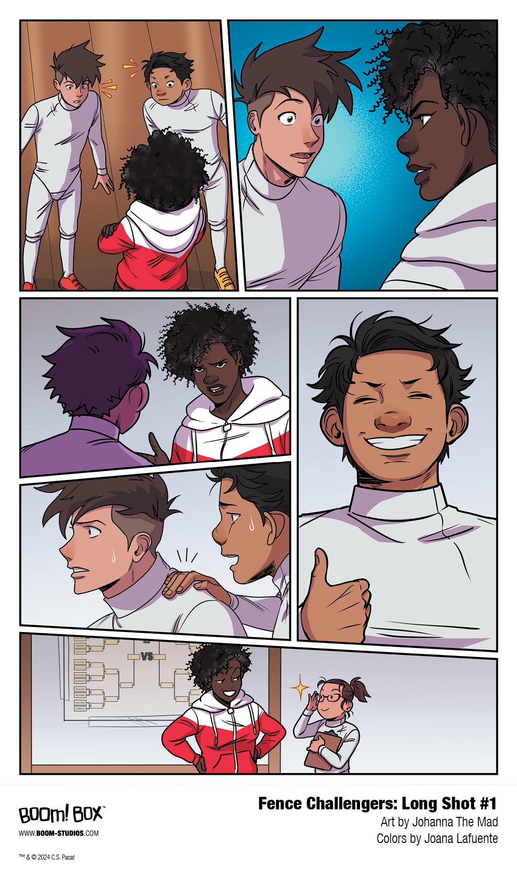 FENCE CHALLENGERS: LONG SHOT Announcement - BOOM! Studios