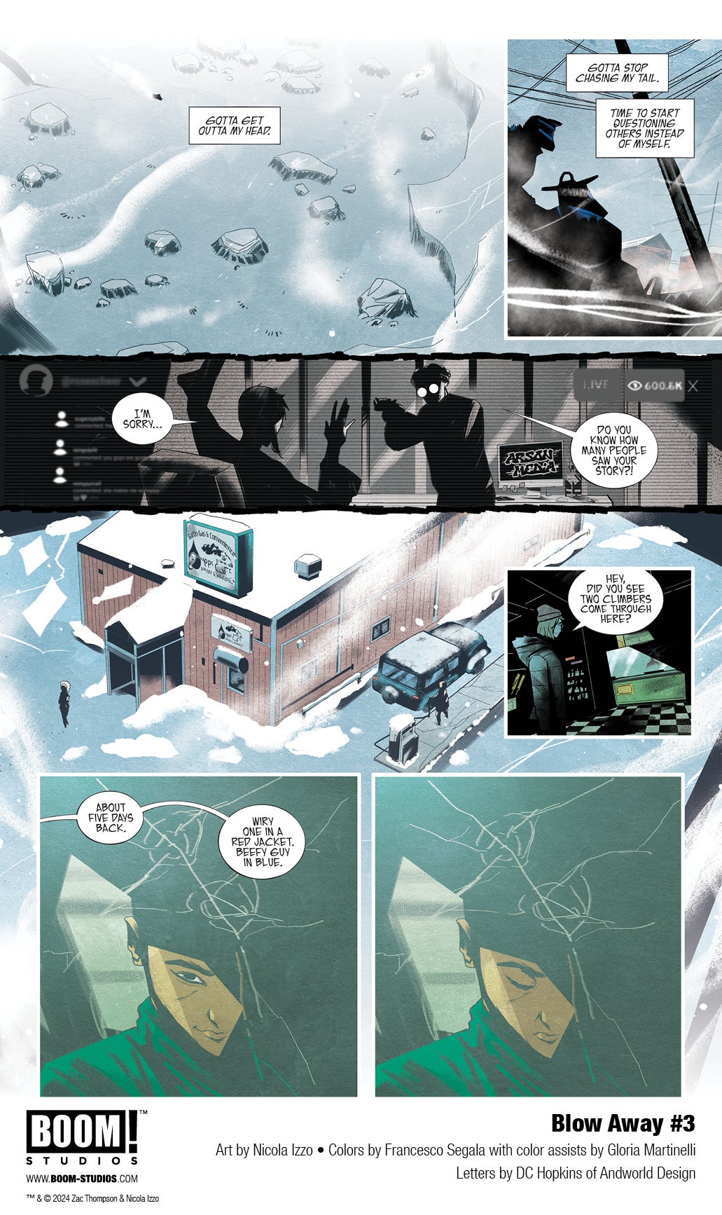 BLOW AWAY #3 First Look - BOOM! Studios
