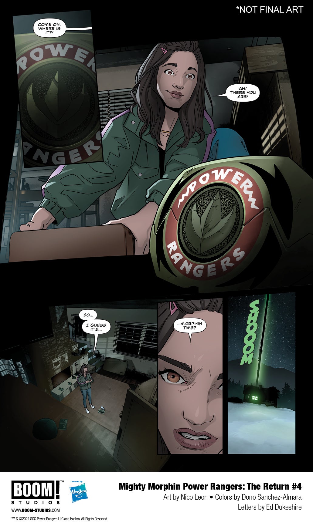 MMPR: THE RETURN #4 First Look - BOOM! Studios