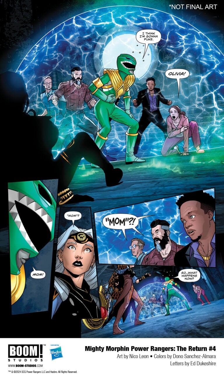 MMPR: THE RETURN #4 First Look - BOOM! Studios
