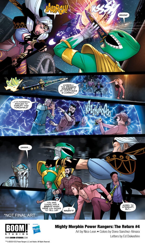 MMPR: THE RETURN #4 First Look - BOOM! Studios