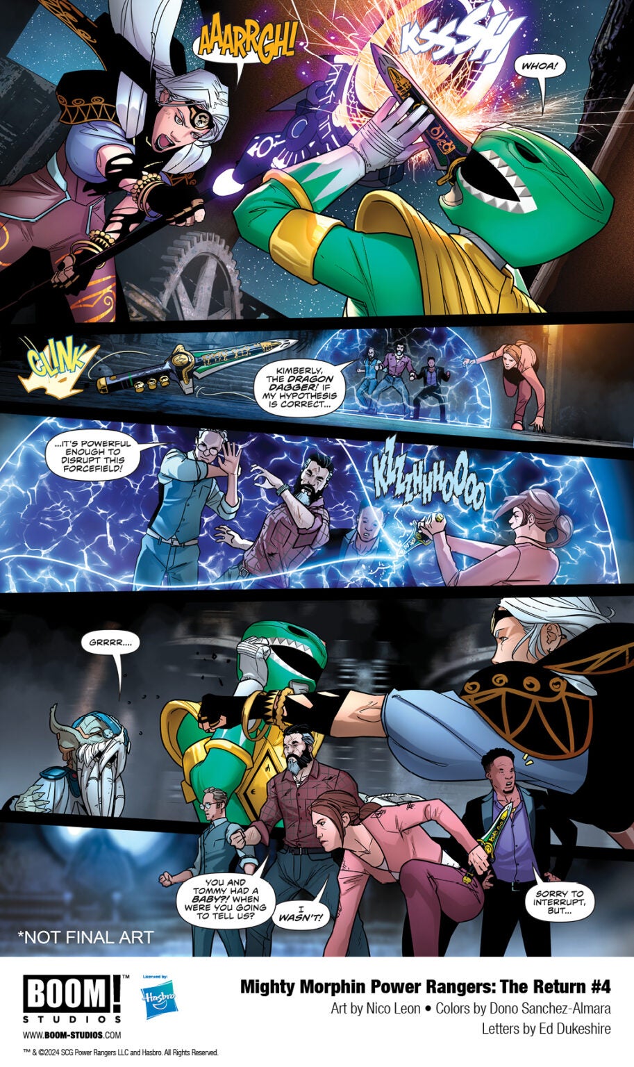 MMPR: THE RETURN #4 First Look - BOOM! Studios