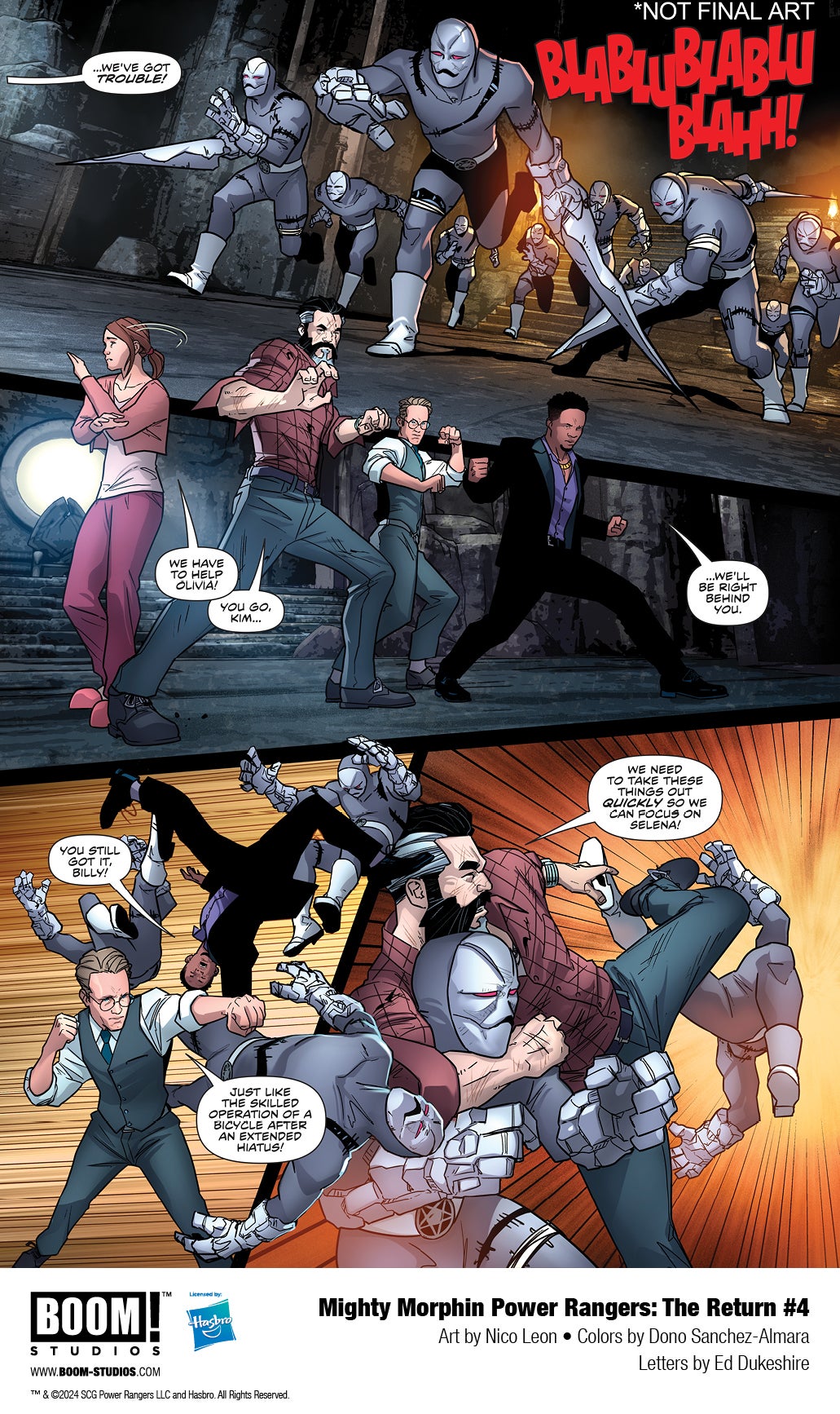 MMPR: THE RETURN #4 First Look - BOOM! Studios