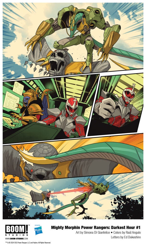 MIGHTY MORPHIN POWER RANGERS: DARKEST HOUR #1 First Look - BOOM! Studios