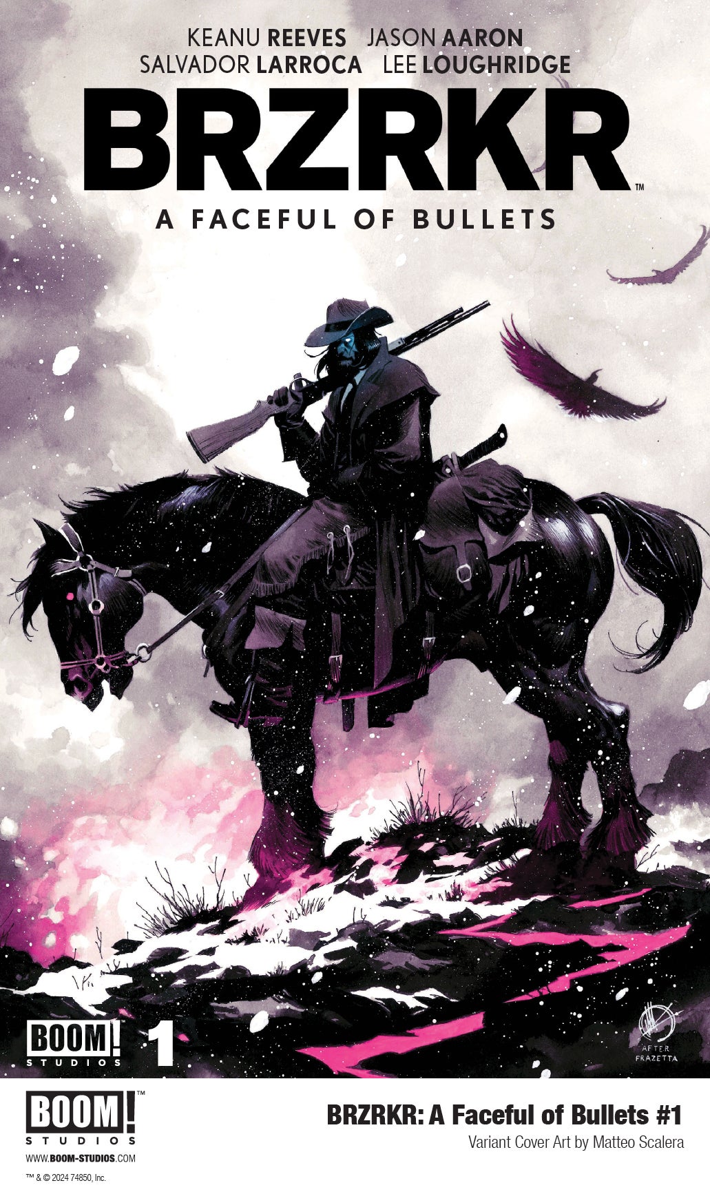 BRZRKR: A FACEFUL OF BULLETS #1 First Look - BOOM! Studios