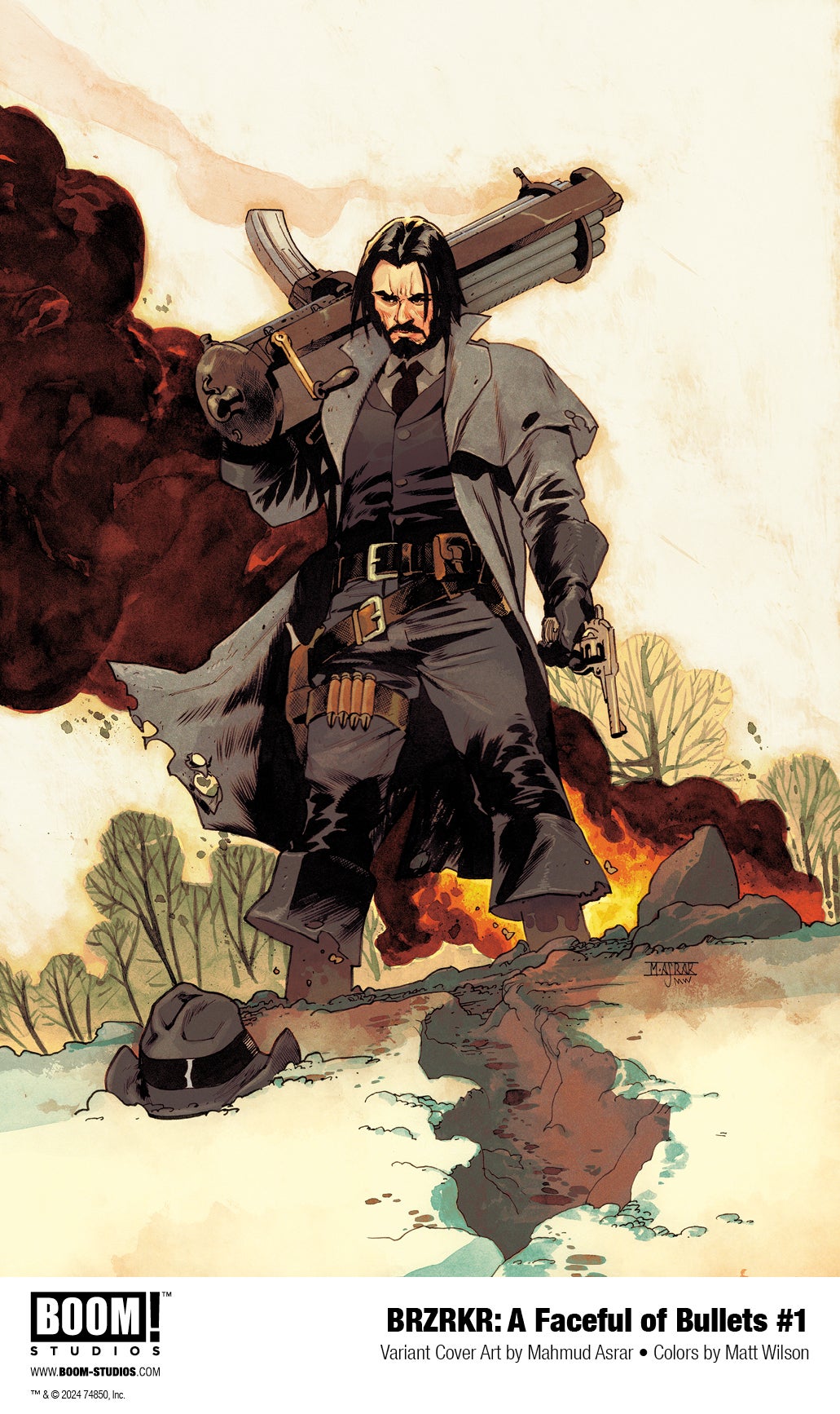 BRZRKR: A FACEFUL OF BULLETS #1 First Look - BOOM! Studios