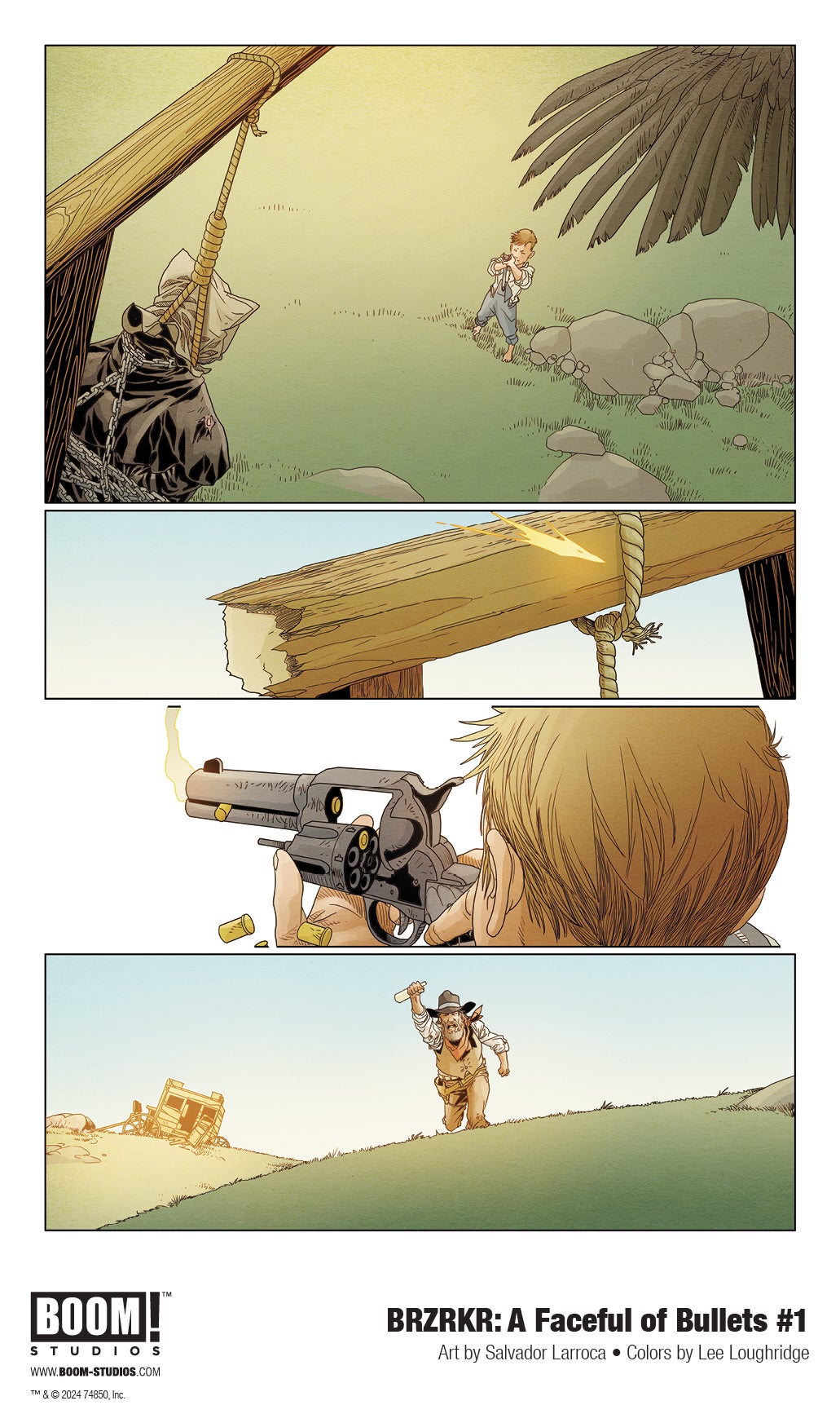 BRZRKR: A FACEFUL OF BULLETS #1 First Look - BOOM! Studios