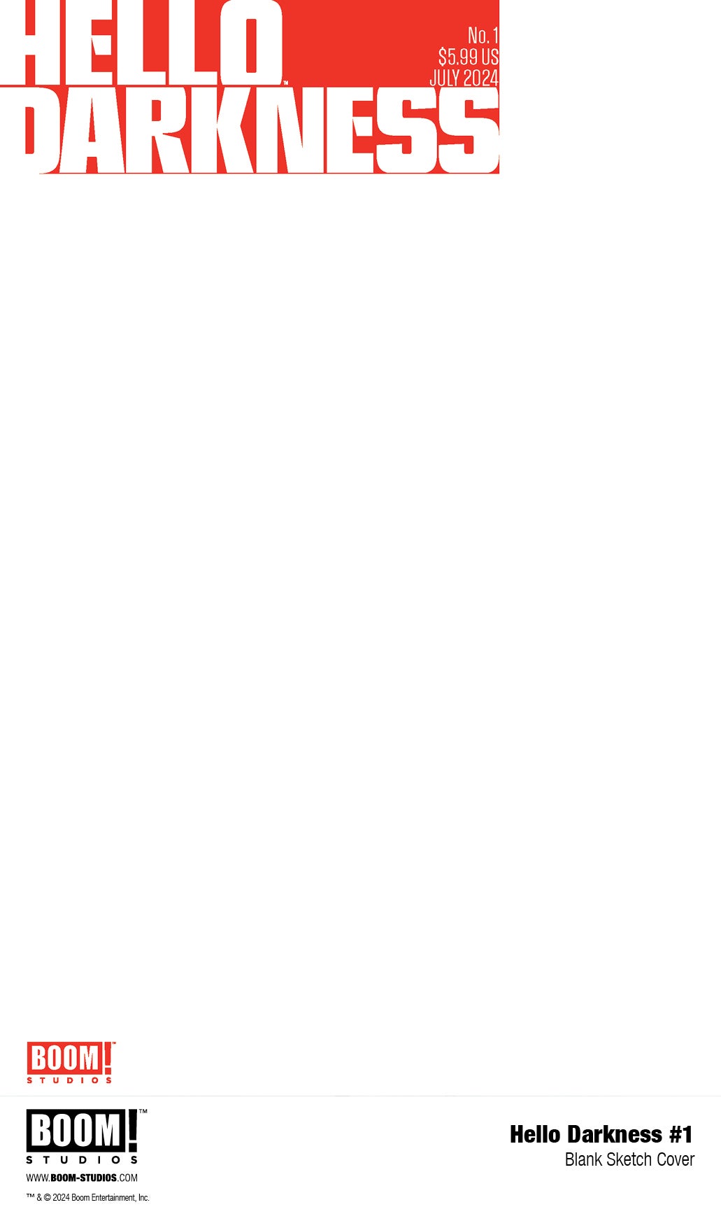 HELLO DARKNESS #1 First Look - BOOM! Studios