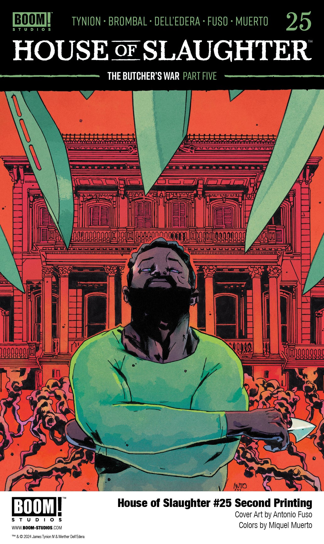 HOUSE OF SLAUGHTER #25 Second Printing Announcement - BOOM! Studios
