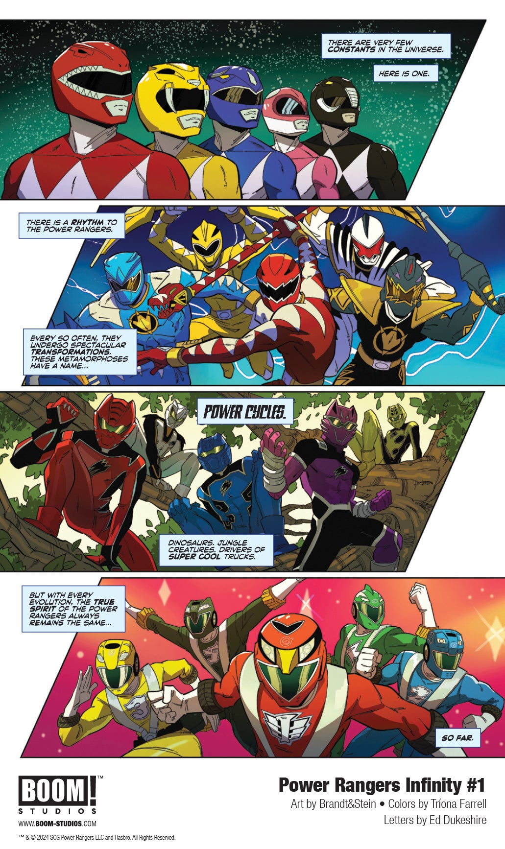 POWER RANGERS INFINITY #1 First Look - BOOM! Studios