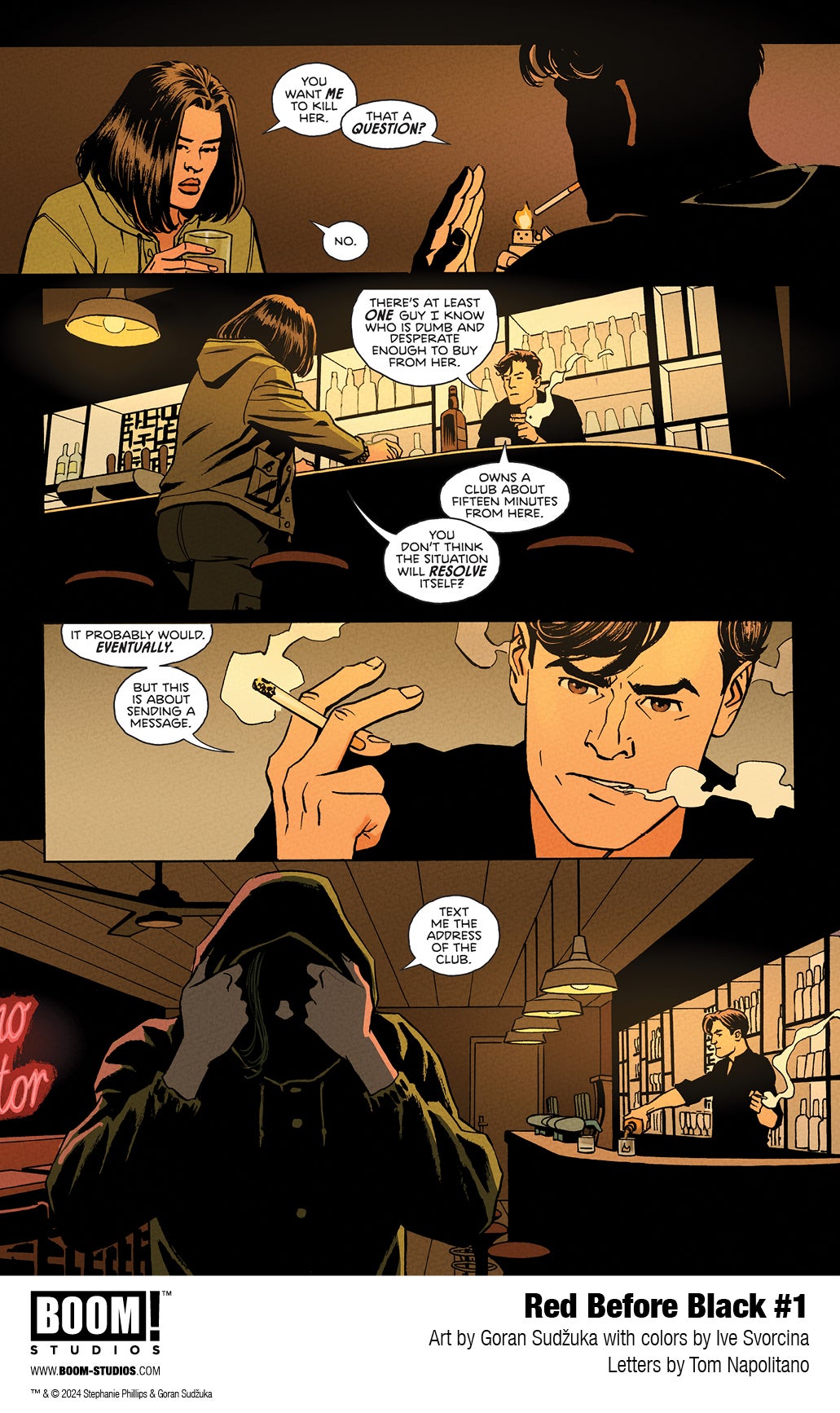 RED BEFORE BLACK #1 First Look - BOOM! Studios