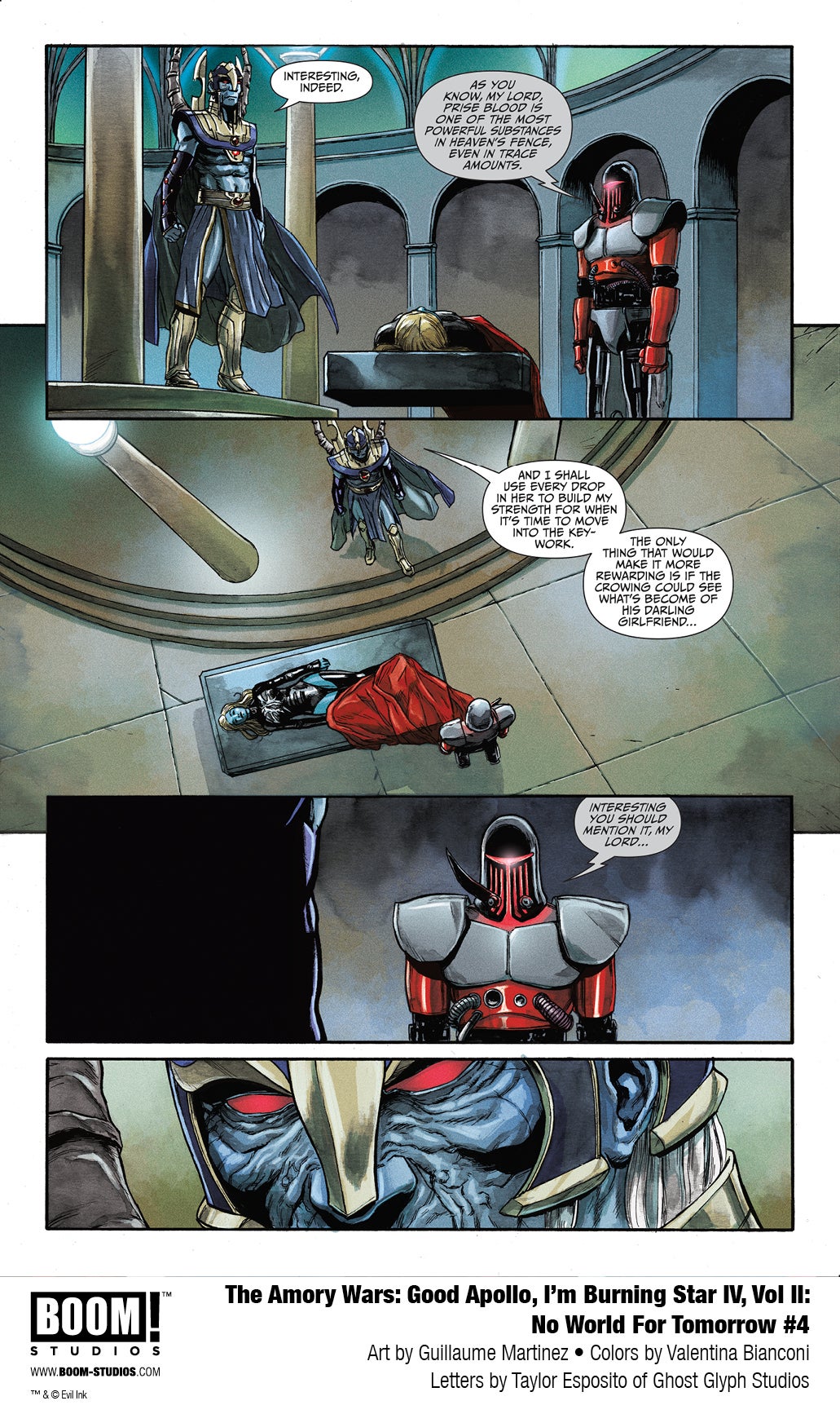 AMORY WARS: NO WORLD FOR TOMORROW #4 First Look - BOOM! Studios
