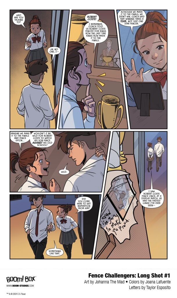 FENCE CHALLENGERS: LONG SHOT #1 First Look - BOOM! Studios