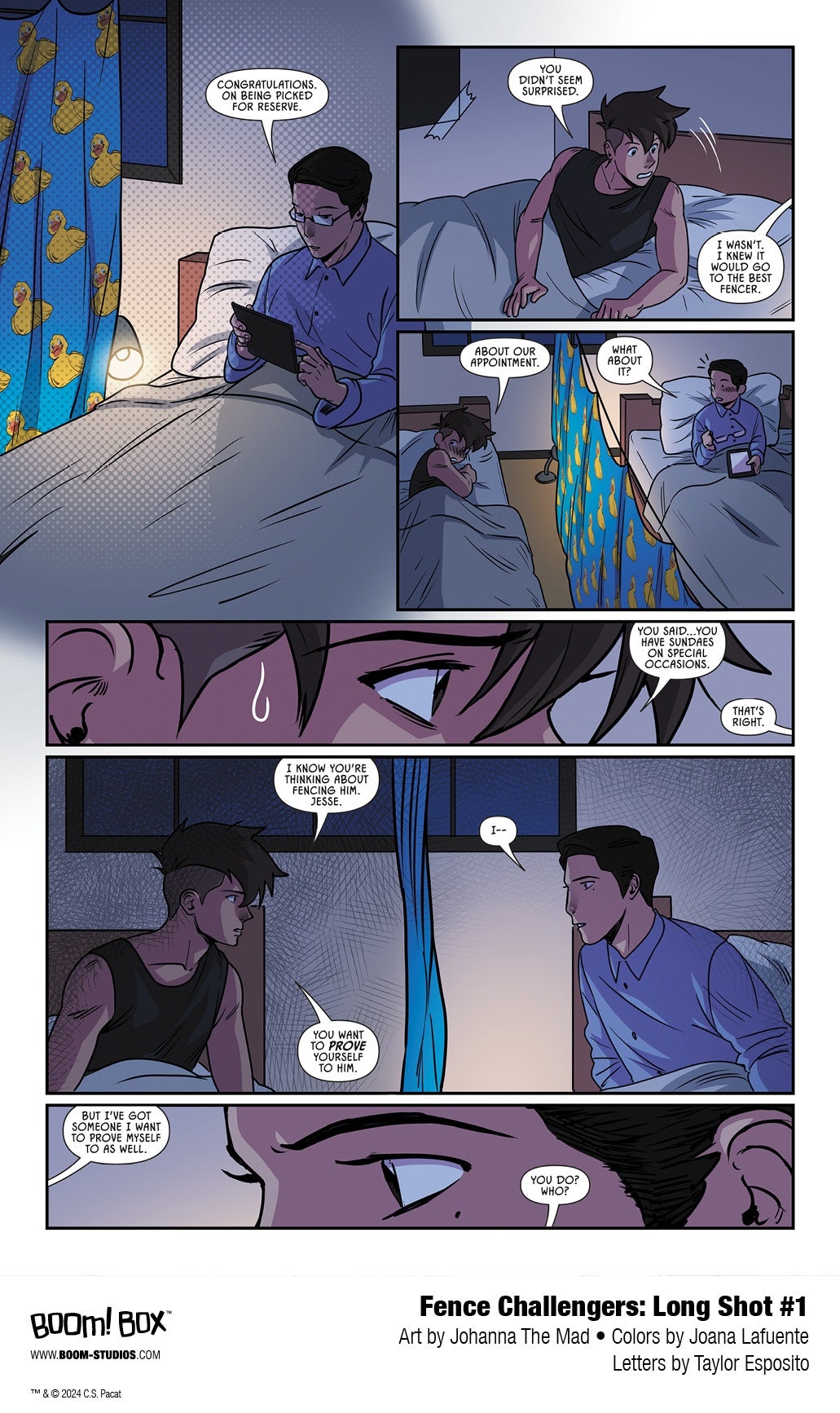 FENCE CHALLENGERS: LONG SHOT #1 First Look - BOOM! Studios