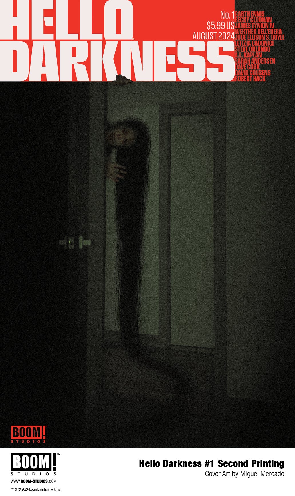 HELLO DARKNESS #1 Second Printing Announcement - BOOM! Studios