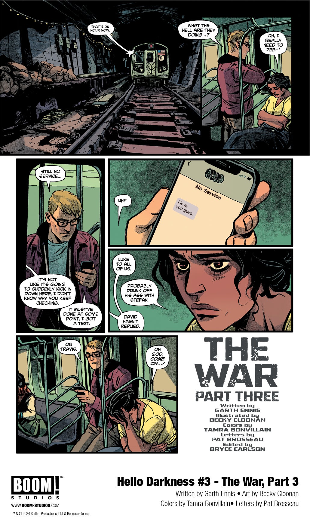 HELLO DARKNESS #3 First Look - BOOM! Studios