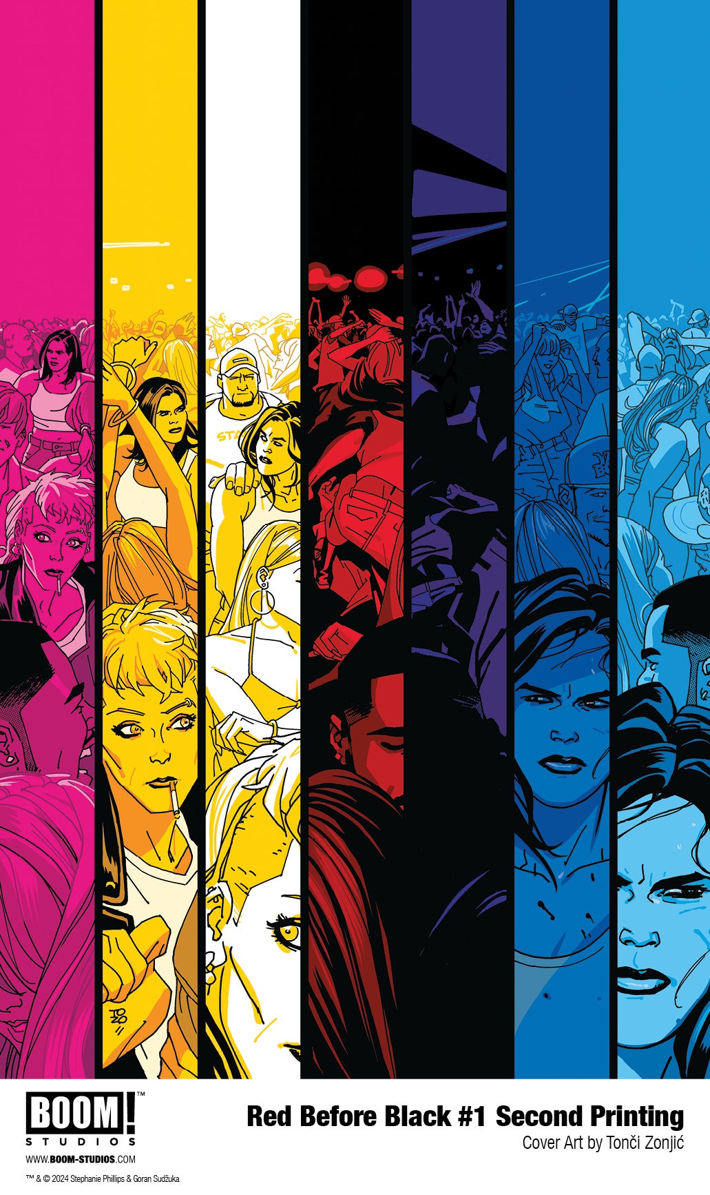 RED BEFORE BLACK #1 Second Printing Announcement - BOOM! Studios