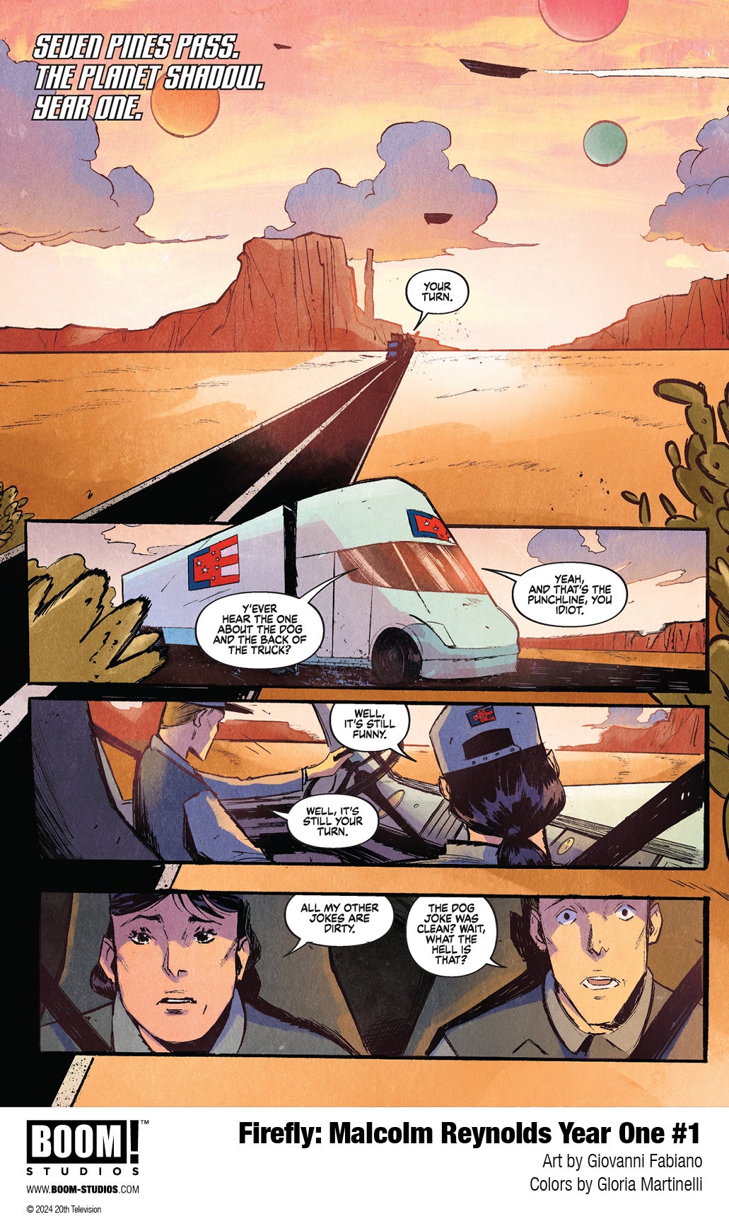 FIREFLY: MALCOLM REYNOLDS YEAR ONE #1 First Look - BOOM! Studios