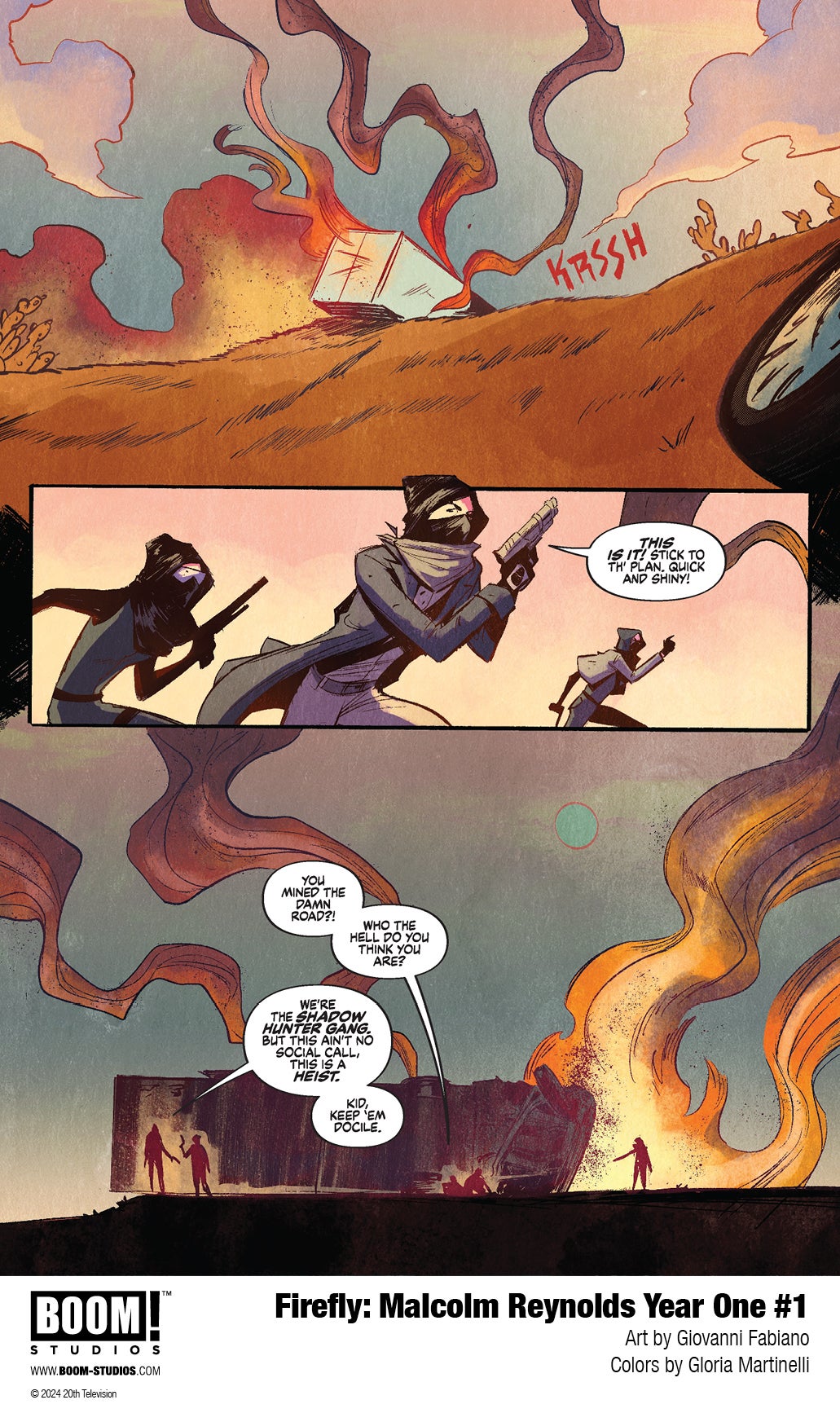 FIREFLY: MALCOLM REYNOLDS YEAR ONE #1 First Look - BOOM! Studios