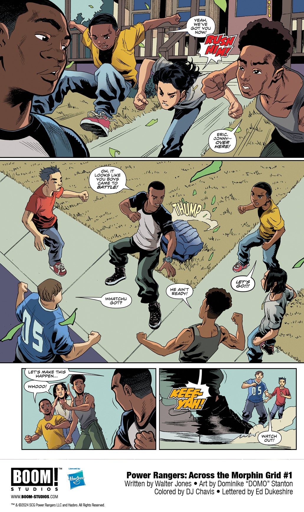 POWER RANGERS: ACROSS THE MORPHIN GRID #1 First Look - BOOM! Studios