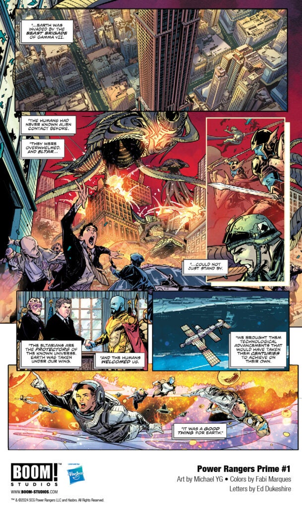 POWER RANGERS PRIME #1 First Look - BOOM! Studios