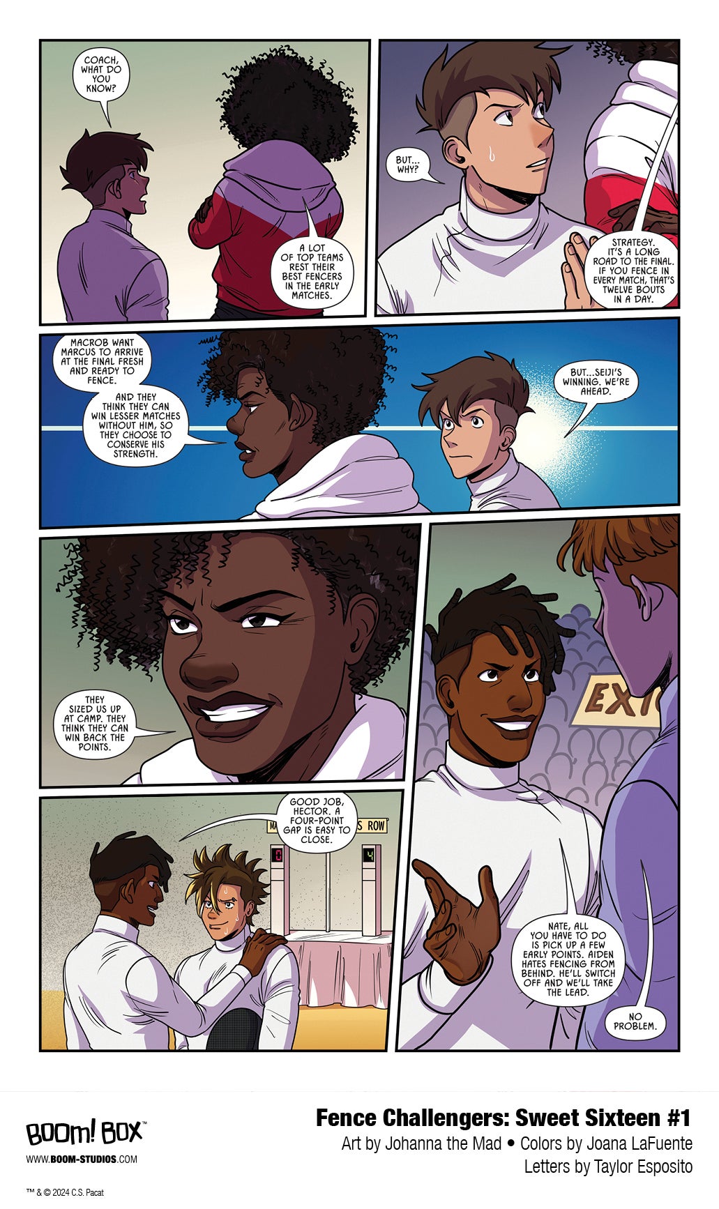 FENCE CHALLENGERS: SWEET SIXTEEN #1 First Look - BOOM! Studios