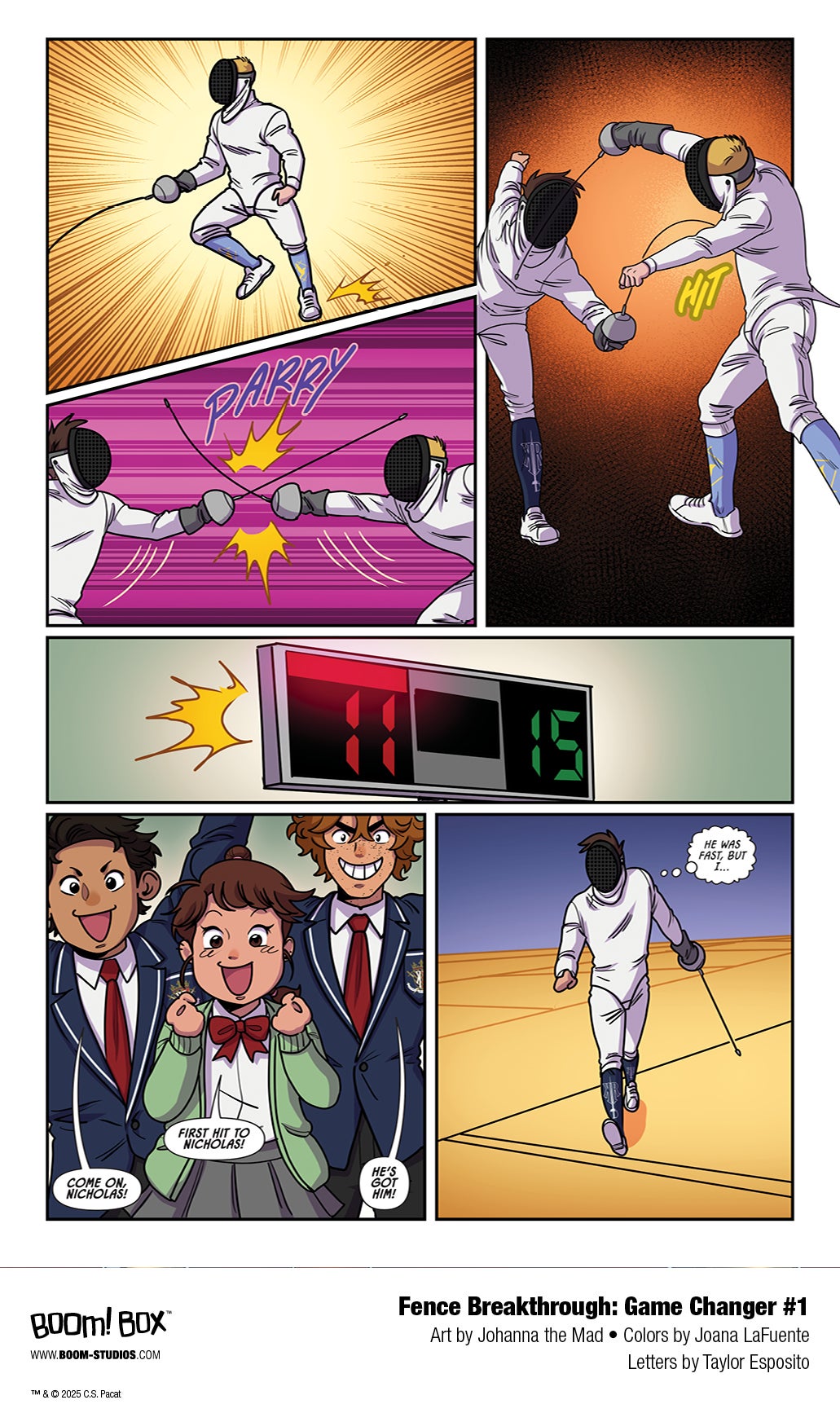 FENCE BREAKTHROUGH: GAME CHANGER #1 First Look - BOOM! Studios