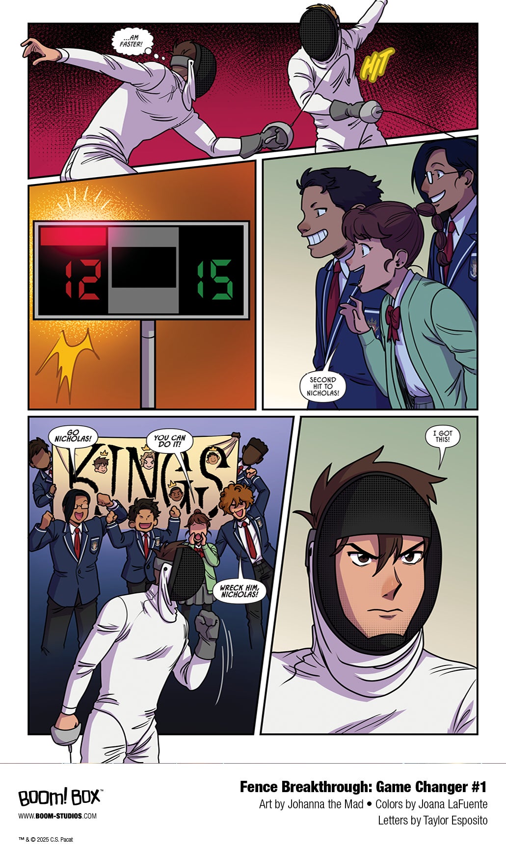 FENCE BREAKTHROUGH: GAME CHANGER #1 First Look - BOOM! Studios