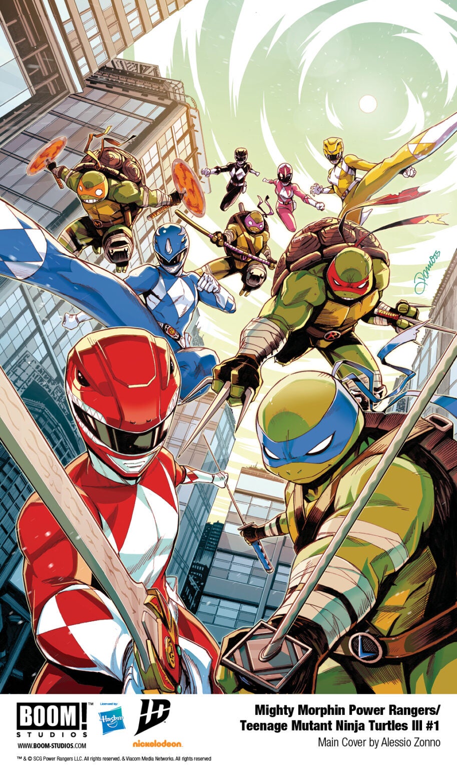 MMPR/TMNT III #1 First Look - BOOM! Studios