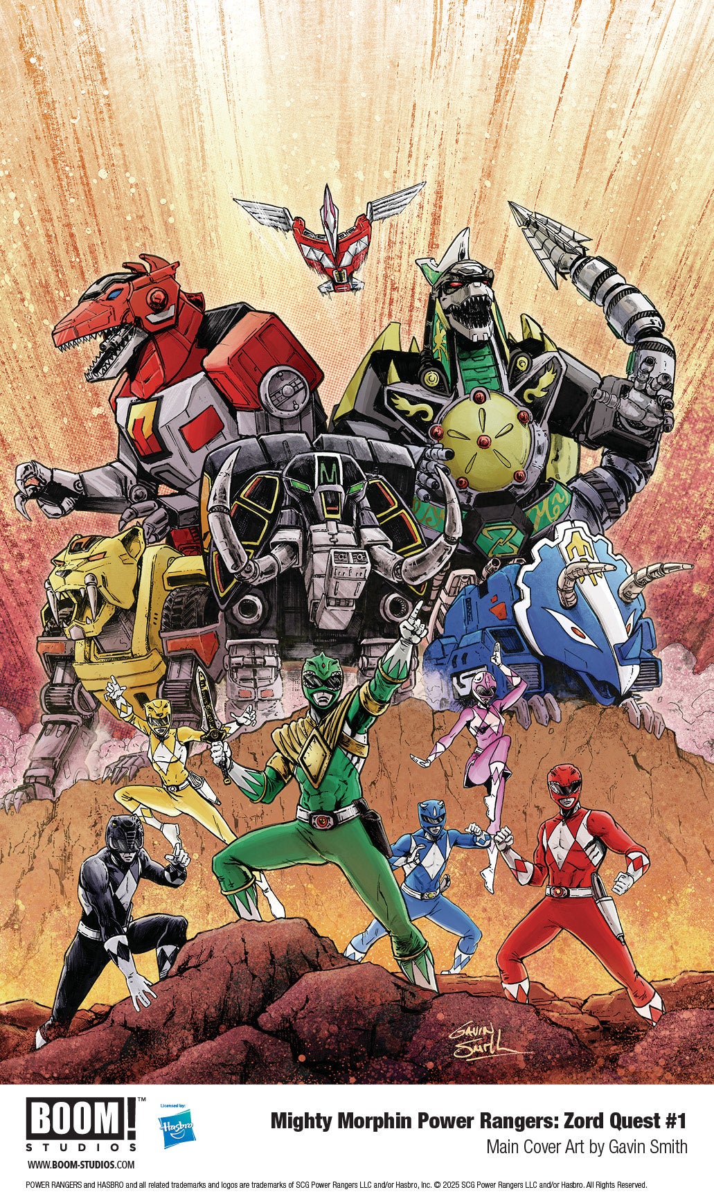 Announcement: Mighty Morphin Power Rangers: Zord Quest - BOOM! Studios